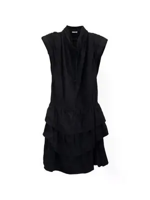 IRO PARIS Calcie Tiered Dress - Black
