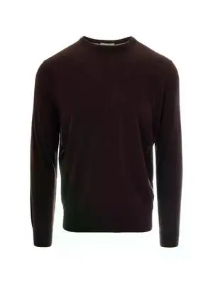 BALLANTYNE Crew-neck Wool Sweater - Brown