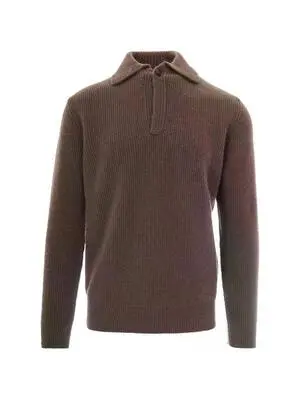 BALLANTYNE Fisherman Rib Wool Sweater