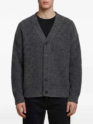 ROBERTO COLLINA V-neck Cardigan - Grey