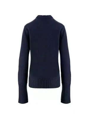SA SU PHI Crew-neck Ribbed-trim Sweater