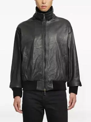 GIORGIO BRATO High-neck Leather Jacket
