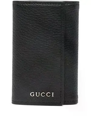 Gucci Logo-embellished Leather Keyholder