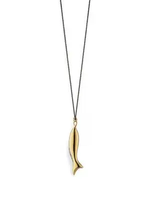 Monica Rich Kosann 18k Yellow Fish Pendant Necklace