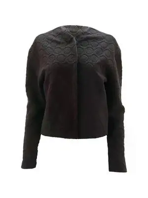 Marc Jacobs Collarless Textured Jacket