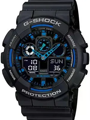 Casio G-shock Stainless Steel And Resin Watch - Black