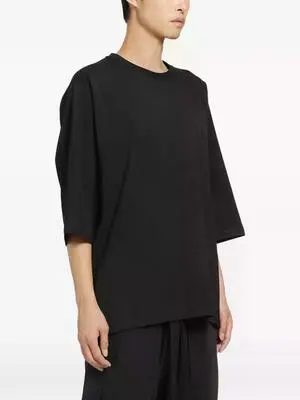 THOM KROM Graphic-print Elbow-sleeve T-shirt