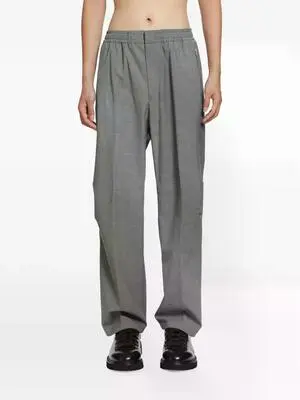 Herno Elasticated-waistband Zip-pocket Trousers - Grey