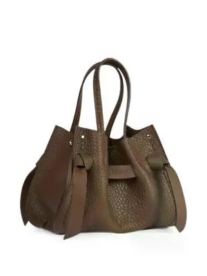 VISONA` Vittorina Leather Tote Bag