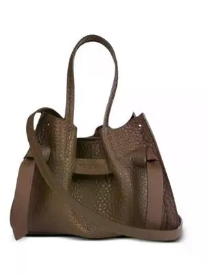 VISONA` Visona Vittorina Leather Tote Bag - Brown