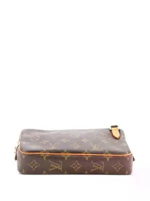 LOUIS VUITTON Monogram Canvas Pochette Marly Bandouliere Bag