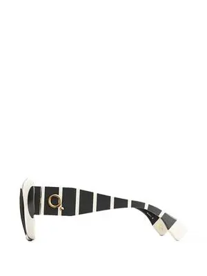 ETNIA BARCELONA Ibiza 14 Striped Square Frame Sunglasses