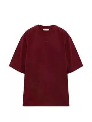 GESTUZ Embroidered Logo Oversized T-shirt