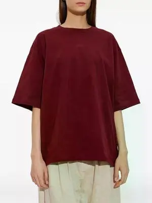 GESTUZ Embroidered Logo Oversized T-shirt