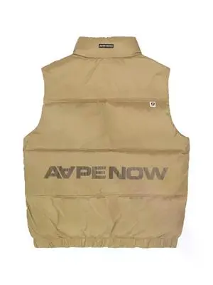 AAPE BY *A BATHING APE Moonface Patch Down Vest