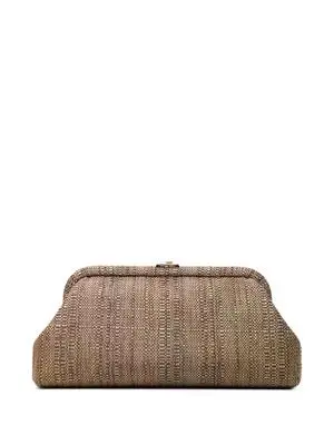 JIMMY CHOO Skylar Woven Clutch Bag