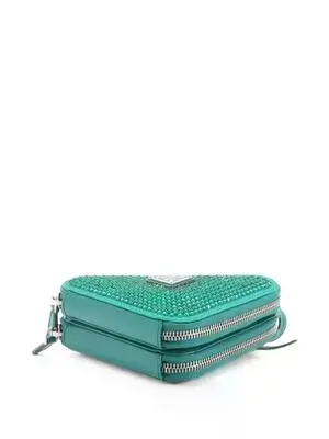 Prada Embellished Satin Mini Crossbody Bag
