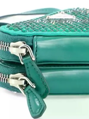 Prada Embellished Satin Mini Crossbody Bag