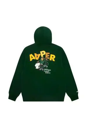 AAPE BY *A BATHING APE Graphic Hoodie - Green