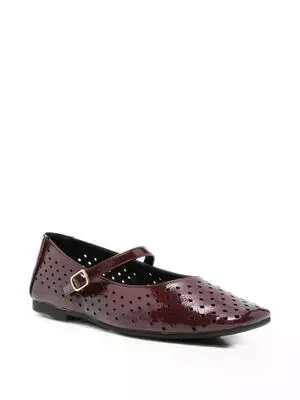 LINDA BAUMANN Perforated Ballet Flats