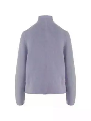 ALLUDE Long Sleeve Sweater - Purple