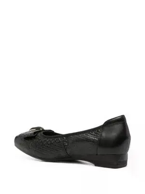 LINDA BAUMANN Bow Detail Ballet Flats