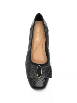 LINDA BAUMANN Bow Detail Ballet Flats
