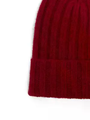 BEYOU Ribbed-knit Beanie Hat
