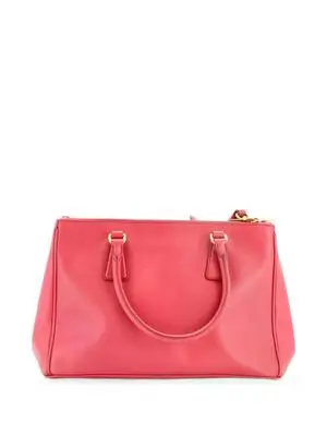 Prada Double Zip Lux Saffiano Leather Medium Tote Bag