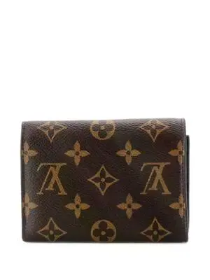LOUIS VUITTON Flower Wallet Monogram Canvas Compact Small Wallets