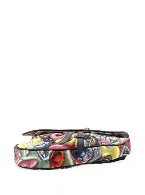 Dior Kenny Scharf Saddle Jacquard Crossbody Bag