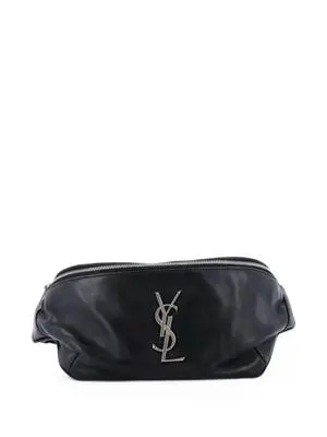 Saint Laurent Classic Monogram Leather Belt Bag - Black