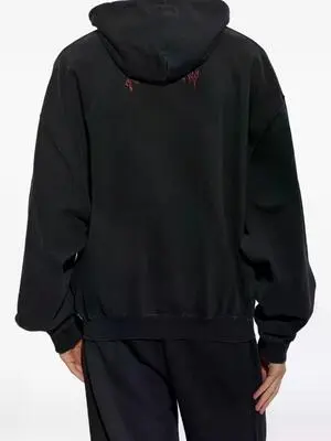 Vetements Graphic-print Zip-up Hoodie