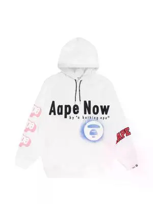 AAPE BY *A BATHING APE Graphic Hoodie - White
