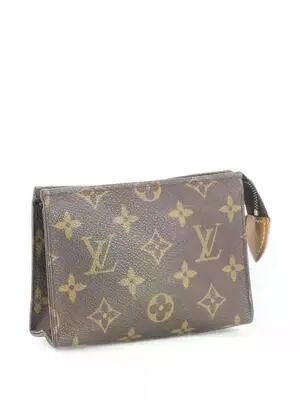 LOUIS VUITTON Toiletry Monogram Canvas 15 Pouch - Brown