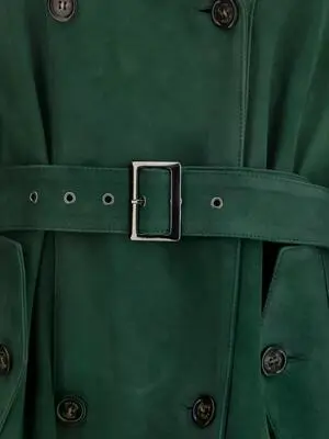 VALSTAR Double-breasted Belted Trench Coat