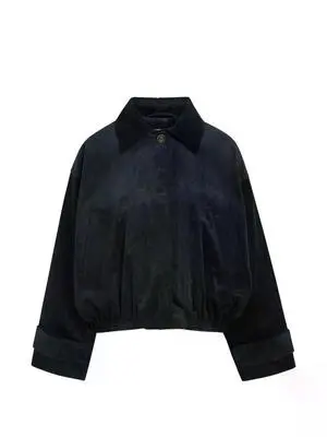 RÓHE Róhe Corduroy Elasticated Hem Jacket Blue