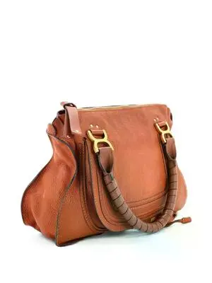 Chloé Marcie Leather Medium Shoulder Bag - Brown