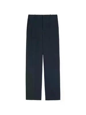 Vince Belt-loops Pressed-crease Trousers