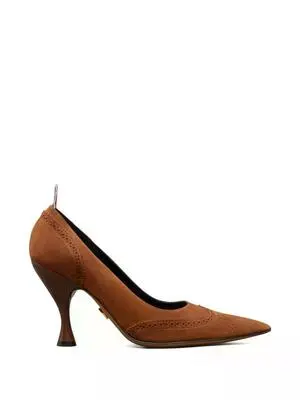 Thom Browne Wingtip Brogue Pumps - Brown