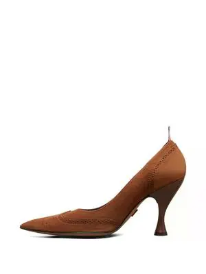 Thom Browne Wingtip Brogue Pumps - Brown