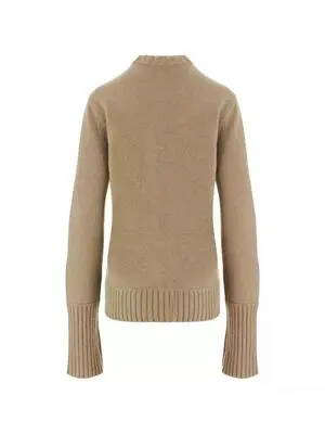SA SU PHI Ribbed-trim Cashmere Sweater
