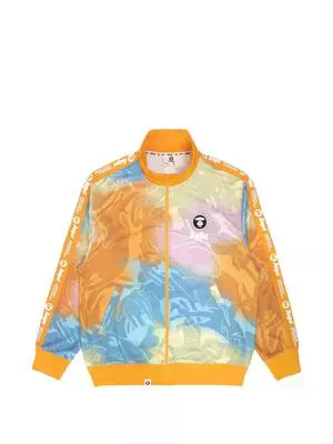 AAPE BY *A BATHING APE Moonface Camouflage Zip-up Jacket - Orange