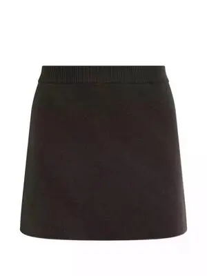 LISA YANG Clare Knitted Mini Skirt - Green