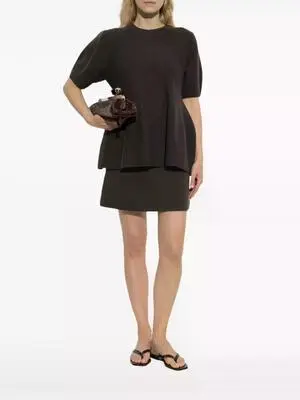 LISA YANG Clare Knitted Mini Skirt