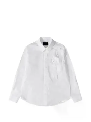 Simone Rocha Ruffle Rosette Shirt