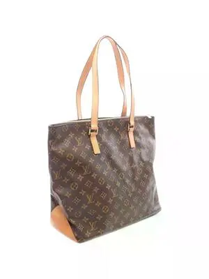LOUIS VUITTON 2002 Monogram Cabas Mezzo Tote Bag