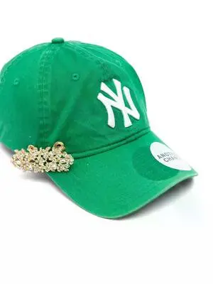 ANOTHER CHANCE Embellished Logo-embroidered Baseball Cap