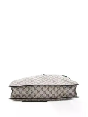 Gucci Convertible Soft Open Gg Coated Canvas Tall Tote Bag