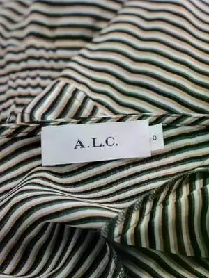 A.L.C. Multicolor Silk Ruffle Sleeve Dress